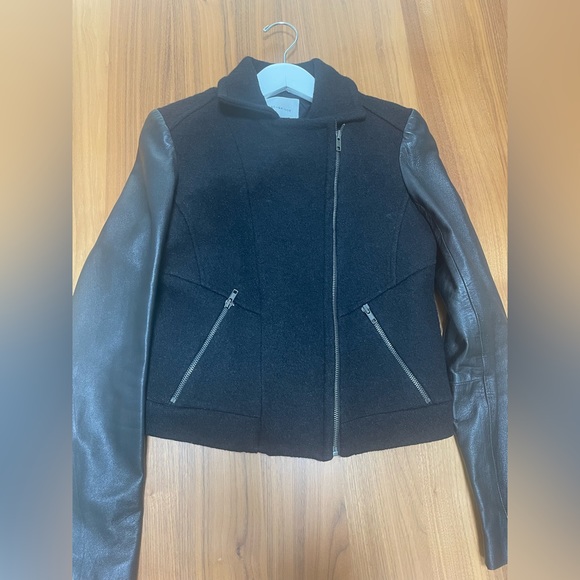 bec + bridge | Jackets & Coats | Bec Bridge Wool And Leather Jacket ...